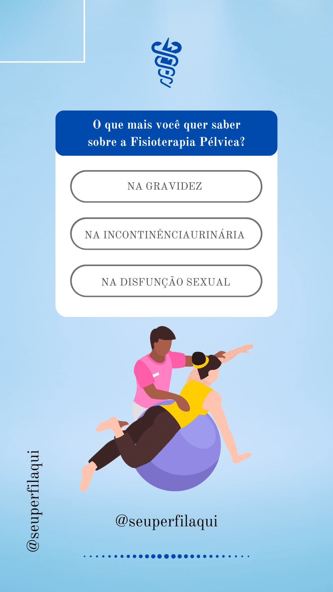 Canva Fisioterapia Pélvica – Artes prontas e editáveis
